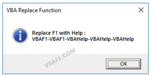VBA Replace Function in Excel | Syntax Examples | VBAF1.COM