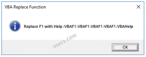 VBA Replace Function in Excel | Syntax Examples | VBAF1.COM