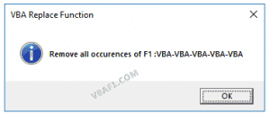 VBA Replace Function in Excel | Syntax Examples | VBAF1.COM