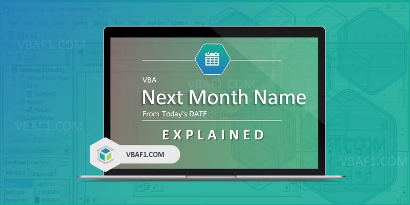 VBA Next Month Name Using VBA Functions VBAF1 COM