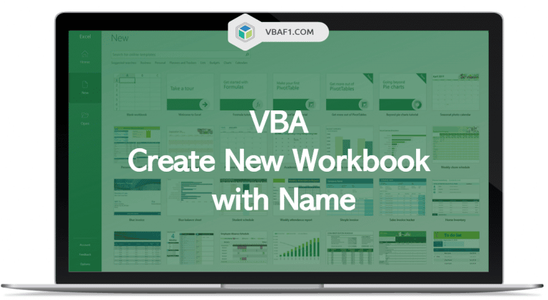 VBA Create New Workbook With Name Tutorial Guide VBAF1 COM