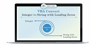 VBA Convert Integer To String With Leading Zeros | Examples | VBAF1