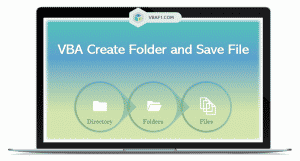 Create Folder and Save File using VBA | Explained with Examples | VBAF1
