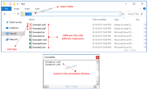 VBA Loop Through PDF Files in a Folder or Directory | VBAF1