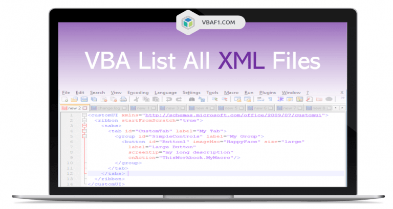 Vba Loop Through All Xml Files In A Folder Or Directory Vbaf1