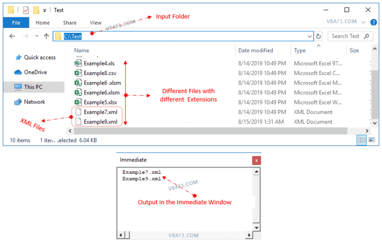 Vba Loop Through All Xml Files In A Folder Or Directory Vbaf1
