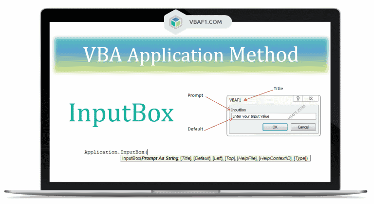 VBA InputBox Method | Tutorial | Examples | Guide | VBAF1.COM