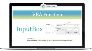 VBA InputBox Function | Tutorial | Examples | Guide | VBAF1.COM