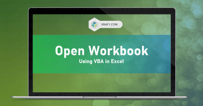 VBA Open Workbook A Complete Tutorial And Guide