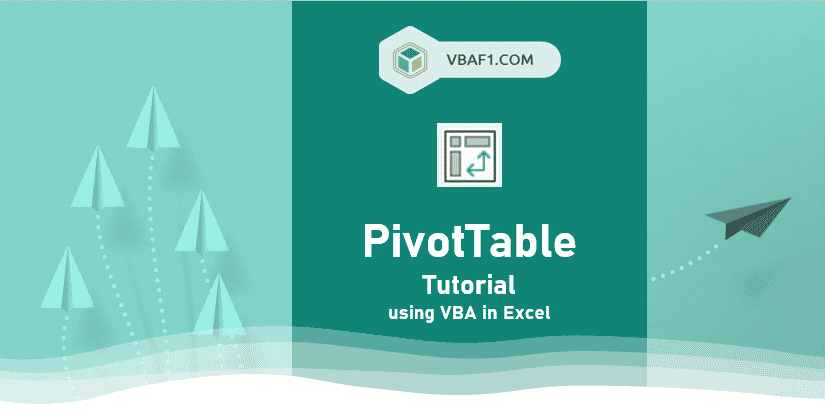 How To Create Pivot Table In Excel Using Vba Two Birds Home